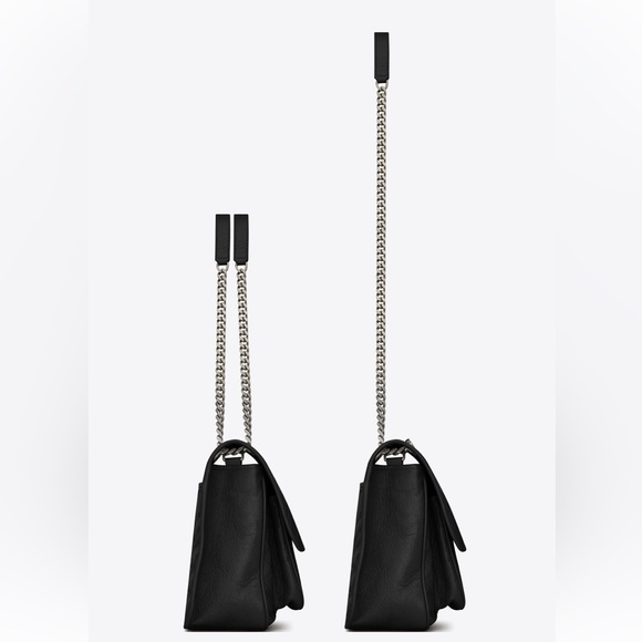 Yves Saint Laurent | Bags | Ysl Nikki Medium Shiny Calfskin Soft And ...